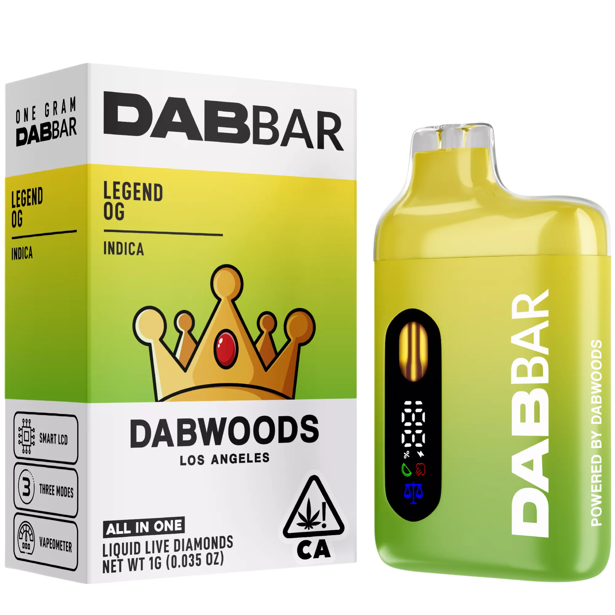 DAB BAR LIQUID DIAMOND READY TO USE VAPORIZER [1G] LEGEND OG | Embarc ...