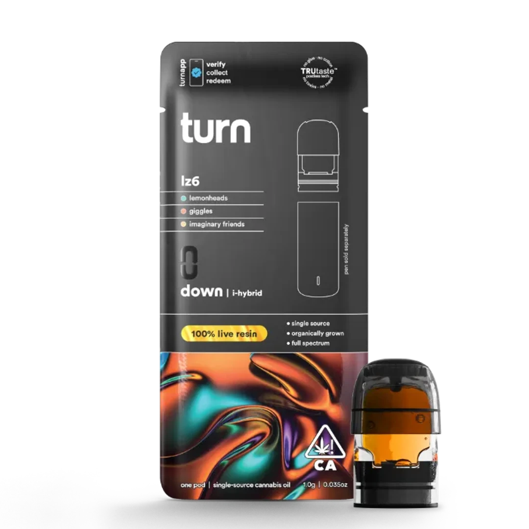 TURN DOWN LIVE RESIN POD [1G] LZ6 - 1 G | Embarc